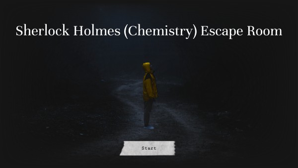 Sherlock Holmes Escape Room | Genially