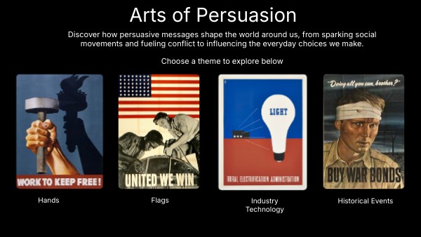 Arts of Persuasion - visual fluency | Genially