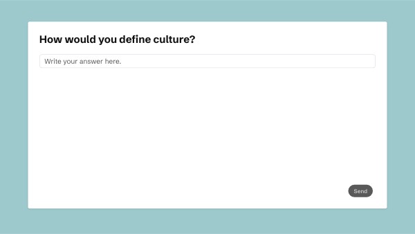 How would you define culture? | Genially