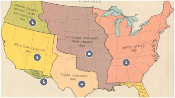 Westward Expansion Guide Map | Genially
