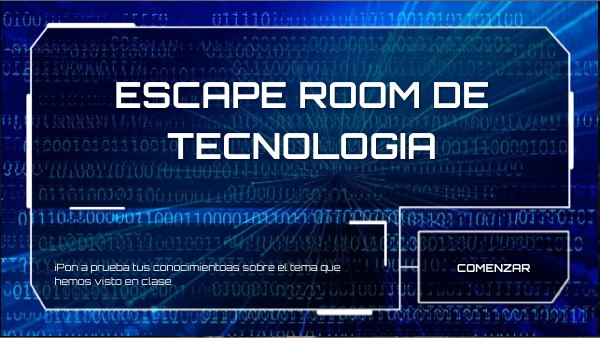 Escape Room de tecnologia | Genially