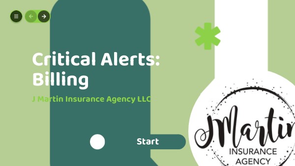 Critical Alerts: Billing | Genially