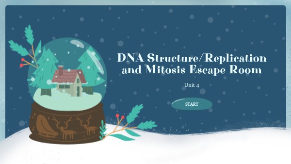 DNA Structure/Replication and Mitosis Escape Room | Genially