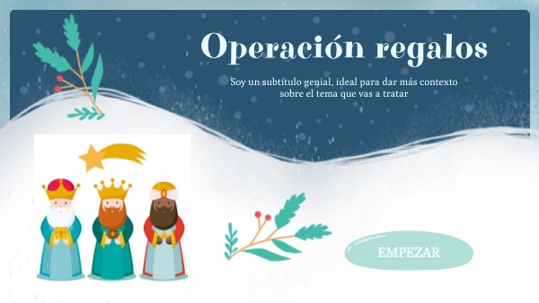 Operación regalos | Genially