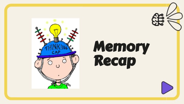 Memory Recap | Genially