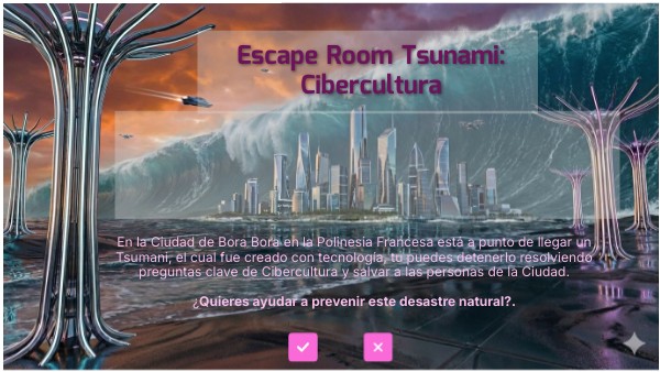 Escape Room Tsunami: Cibercultura | Genially