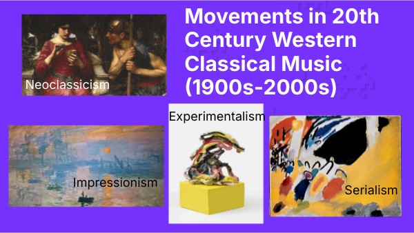 20th Century Western Classical Music | Genially