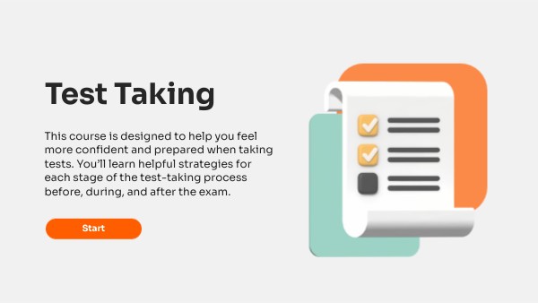Test Taking (AIC course) | Genially