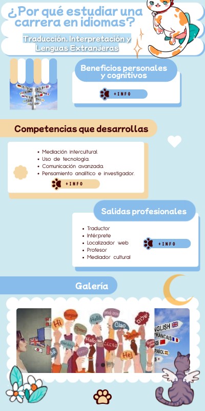 ¿Por qué estudiar una carrera en idiomas? | Genially