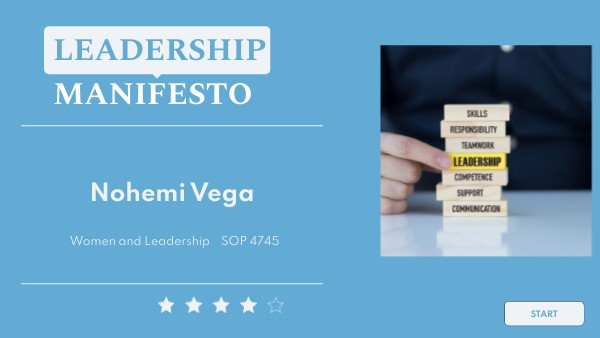 leadership Manifesto | Genially