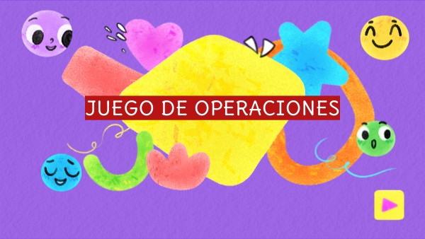 JUEGO DE OPERACIONES | Genially