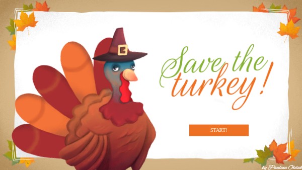 Save the turkey! Thanksgiving Escape Room | Genially
