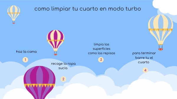 como limpiar tu cuarto en modo turbo | Genially