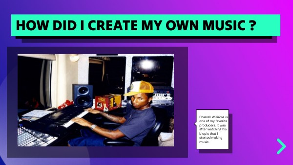 How did i create my own music ? | Genially