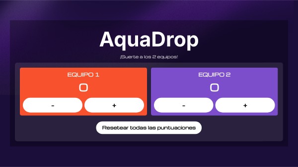 AquaDrop | Genially