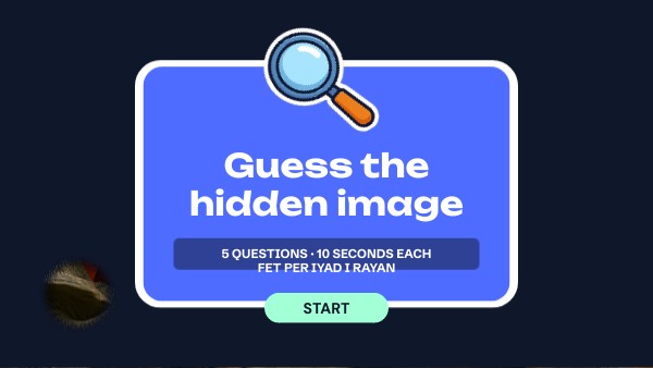 Guess the hidden image | Genially