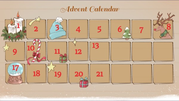 Calendario Natale 2025 | Genially