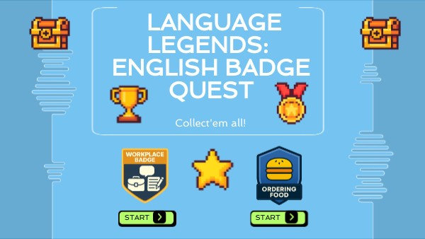 Language Legends: English BAdge quest | Genially