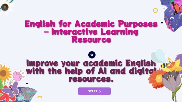 English for Academic Purposes – Interactive Learning Resource Improve ...