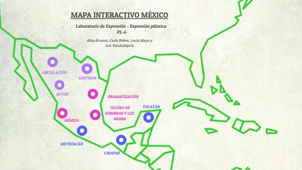 MAPA INTERACTIVO MÉXICO EXPRESIÓN PLÁSTICA | Genially