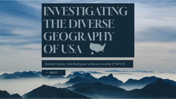 INVESTIGATING THE DIVERSE GEOGRAPHY OF USA | Genially