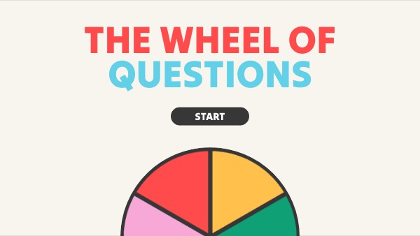 THE WHEEL OF QUESTIONS | Genially