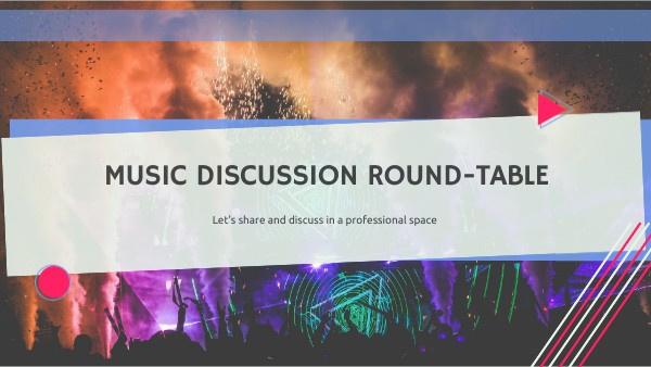 Music Discussion Round-Table | Genially