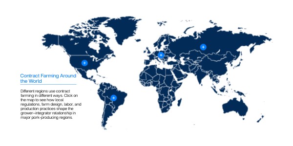 Swine integrator map | Genially