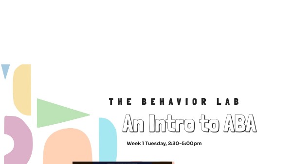An Intro to ABA | Genially