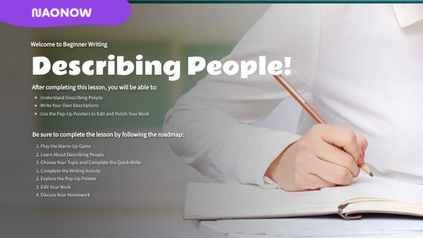 Beginner Writing - Describing People | Genially