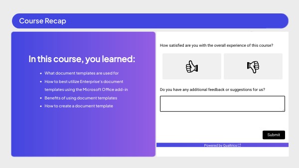 Course Recap | Genially