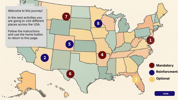TRAVELING AROUND THE USA | Genially