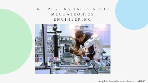 interesting facts about mechatronics engineering | Genially