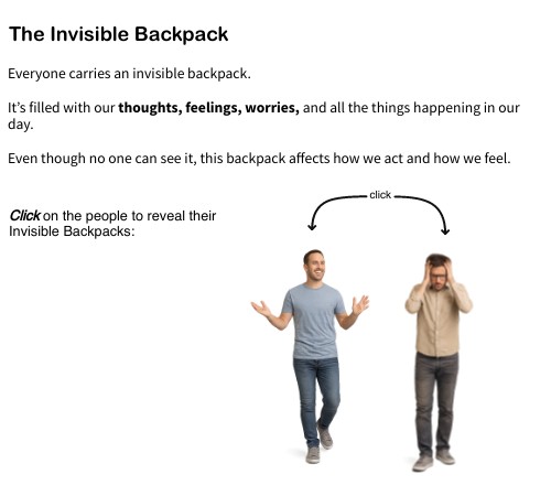The Invisible Backpack | Genially