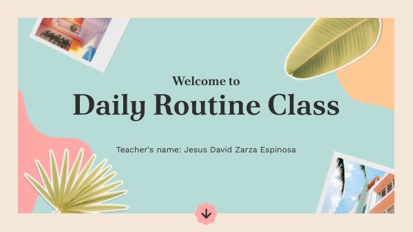 Daily Routine Class | Genially