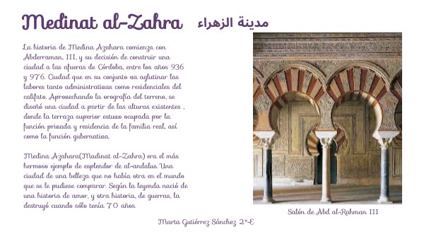 Medinat al-Zahra | Genially
