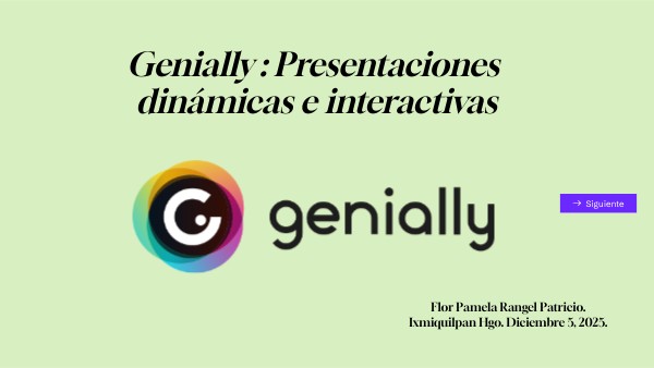 Genially : Presentaciones dinámicas e interactivas | Genially