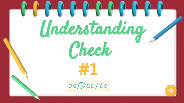 Understanding Check 1 | Genially