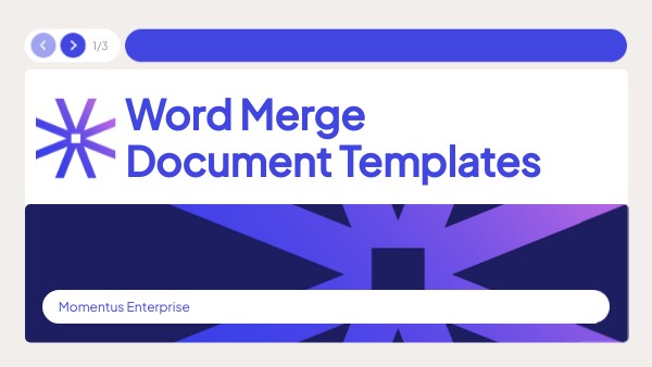 Word Merge Document Templates | Genially