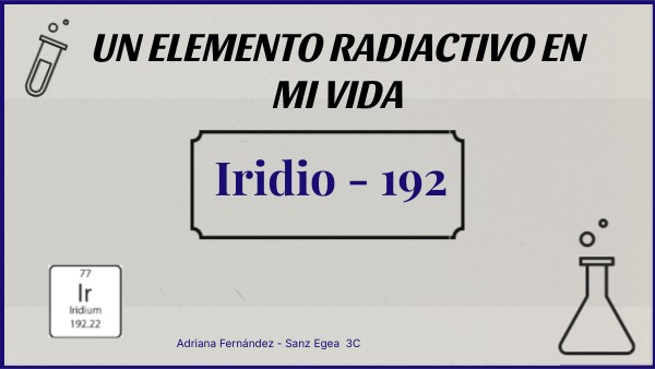 Iridio - 192 | Genially