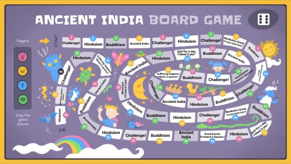 Ancient India board game | Genially
