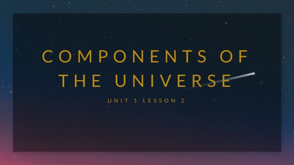 Components of the Universe | Genially