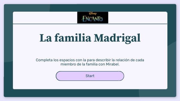 La familia Madrigal | Genially