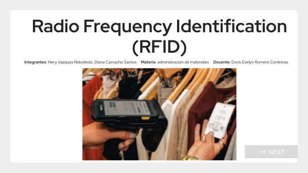 Radio Frequency Identification (RFID) | Genially