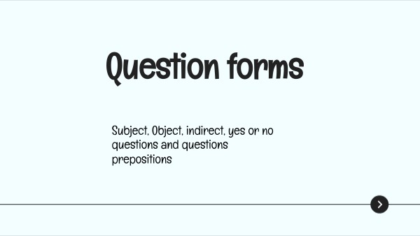 Question forms | Genially