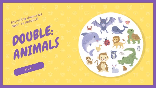Double: ANIMALS | Genially