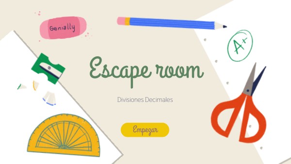 Escape room | Genially
