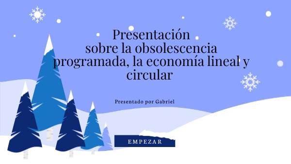 Presentación sobre la obsolescencia programada y la economía | Genially