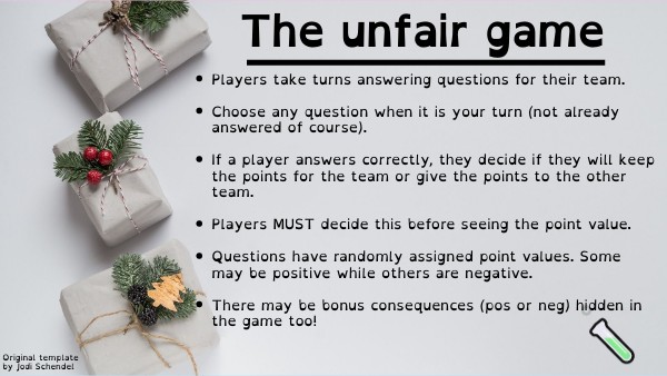 The unfair game - Waves | Genially