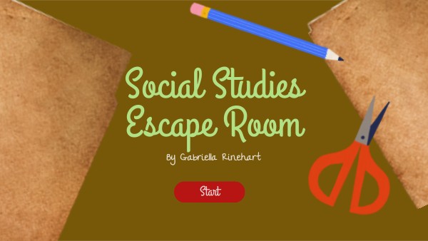 Social Studies Escape Room | Genially
